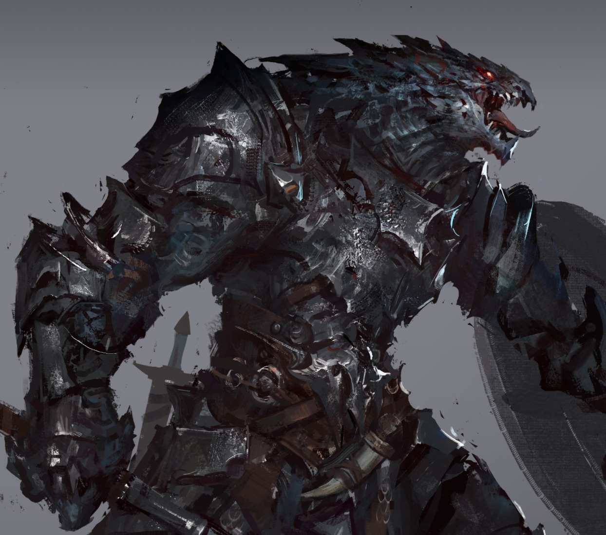 Dragon Armor Swordsman